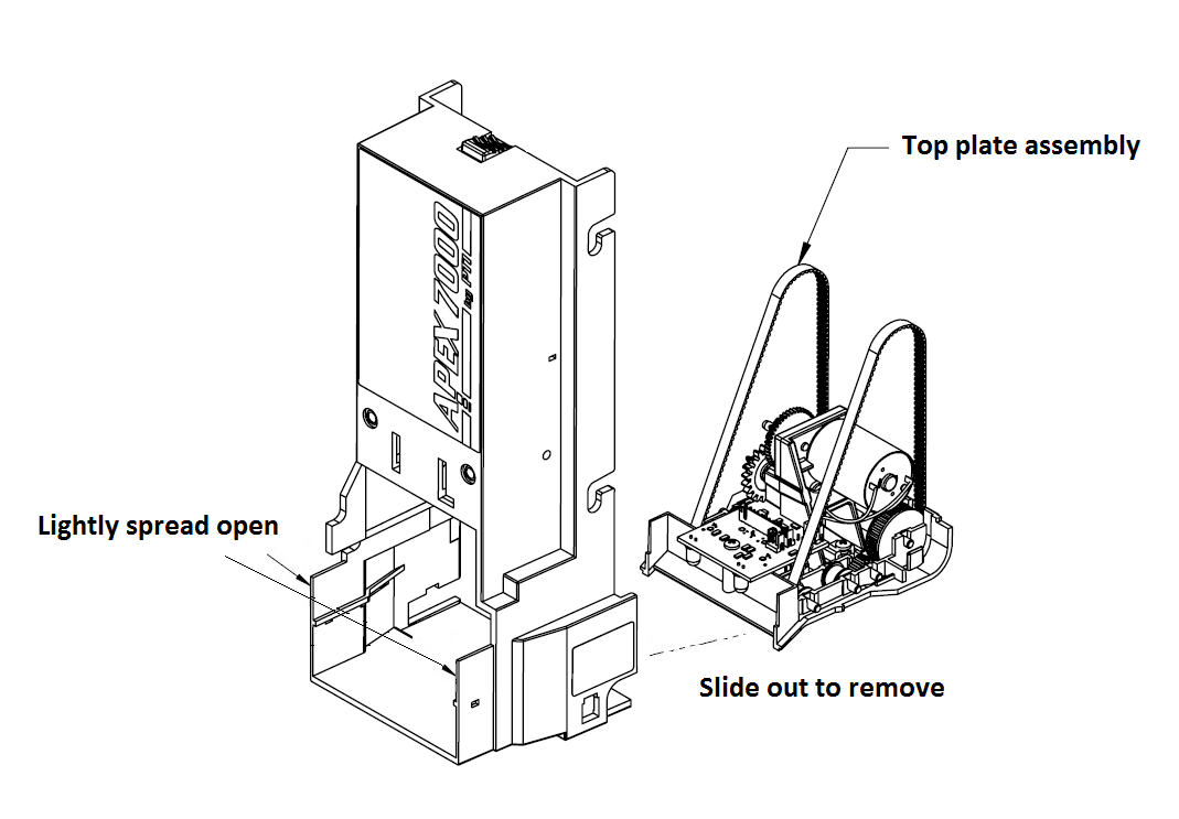 Apex 7000 Belt & Gear Train Replacement – Pyramid Technologies Support