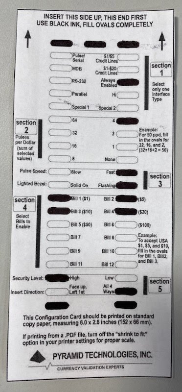 Apex Configuration Card Instructions – Pyramid Technologies Support
