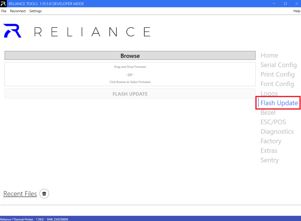 Reliance Firmware Update Instructions – Pyramid Technologies Support